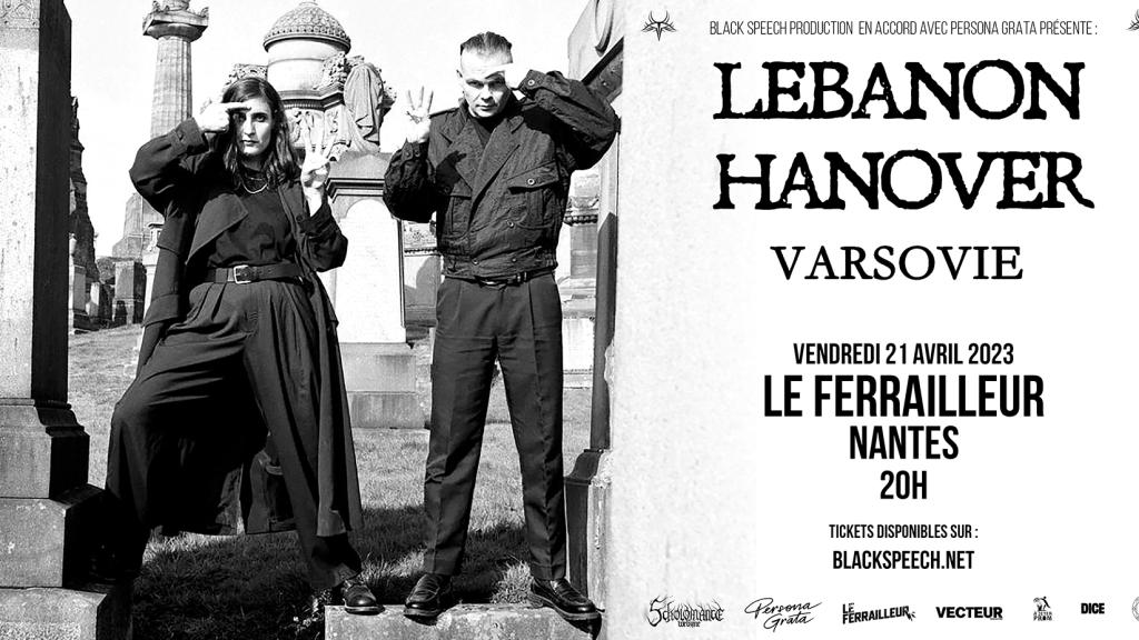 Agenda Lebanon Hanover Varsovie Le Ferrailleur Nantes 44 21